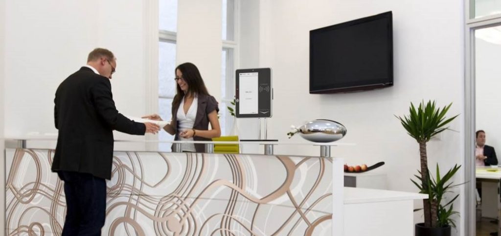 Self-Service Reception Kiosk | Visitor Management System | LamasaTech